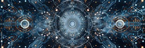 Intricate Abstract Representation Of An Encoder Symbol In Digital Data