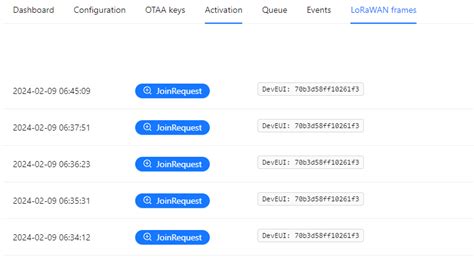 Device Continuously Joinrequest Chirpstack V4 Chirpstack