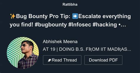 Bug Bounty Pro Tip Escalate Everything You Find Bugbounty Infosec