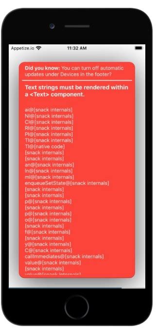 如何处理 Reactnative 中的错误文本字符串必须在 组件内呈现 W3schools 教程