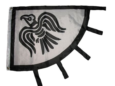 Viking Raven Flag 3x5 Flag Viking Raven Black And White Premium