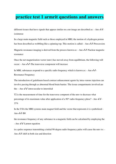 Armrit Exam Bundle Pack With Complete Solutions Verified And Updated Stuvia Us