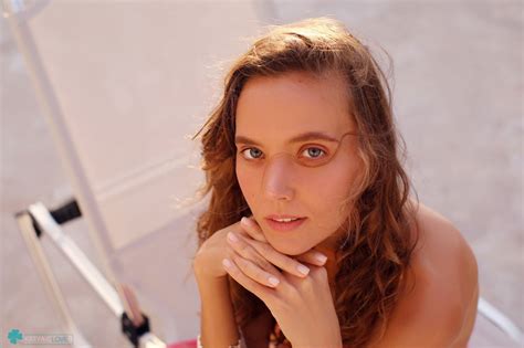 Slim Hottie Katya Clover Sunbathing Completely Naked On The Beach Photos