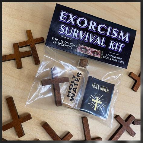 Mini Exorcism Survival Kit Etsy