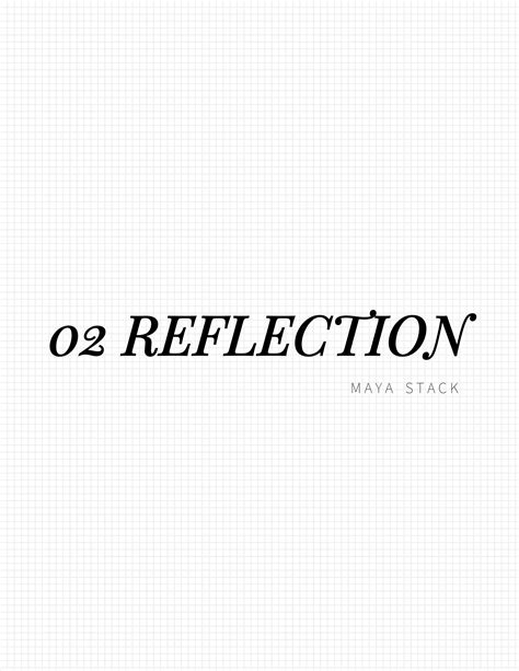 02 Reflection Maya Stack By Mayastack Issuu