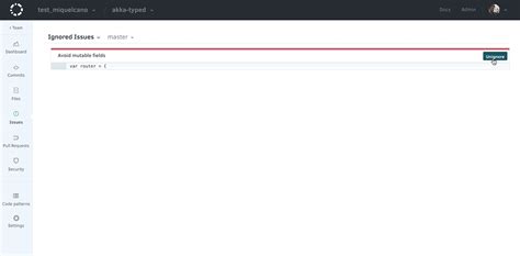 issues view codacy docs