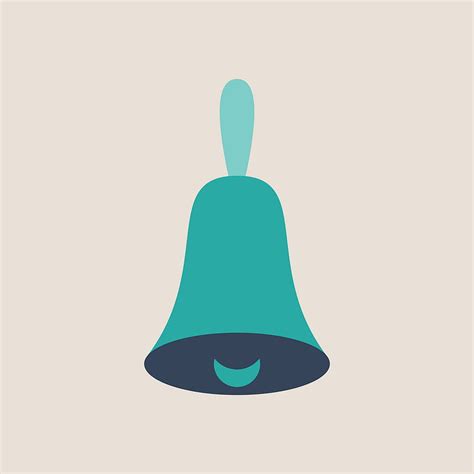 Значок колокольчика будильник служба колокольчик знак вектор Eps Ai Uidownload