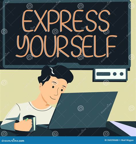 Hand Writing Sign Express Yourself Conceptual Photo Ability Of A Computer To Scan And Recognize