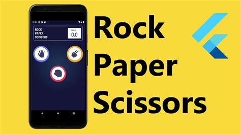 Flutter Rock Paper Scissors Game Flutter Project For Beginners Youtube