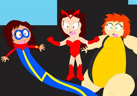 Two heroines VS Scarlet Witch Part 5 by Hritz123 on DeviantArt