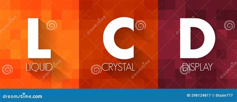 Lcd Liquid Crystal Display Is A Type Of Flat Panel Display Which Uses