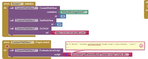 Help For Display None With Js Evaluate Webview Discuss