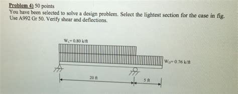 solved problem 4 50 points you have been selected to solve