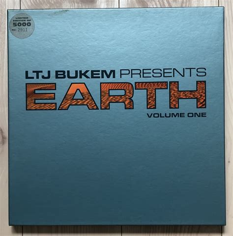 Ltj Bukem Earth Volume One 12″ X 5 Earth Junglemaniarecords
