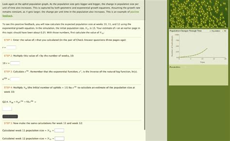Solved Look Again At The Aphid Population Graph As The