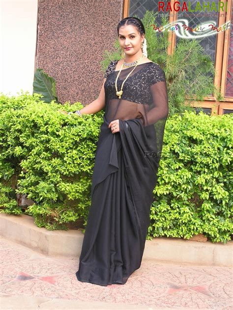 Welcome To Tollyfanz Apoorva Aunty In Black Saree