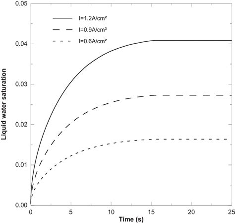 The Effect Of Current Density On The Transient Evolution Of The Liquid
