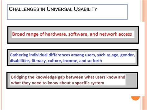 universal usability user interface engineering ppt