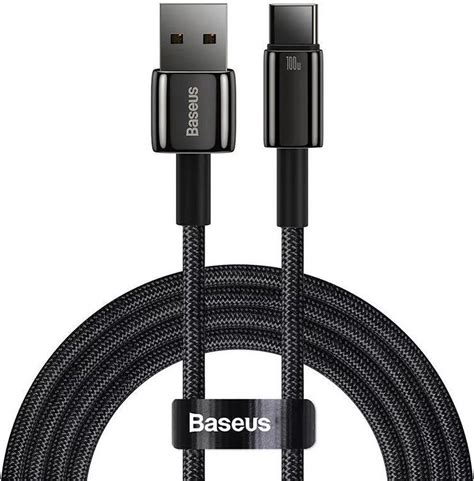 Baseus Data En Laadkabel Fast Charge A W USB Naar USB C M Zwart Bol Com
