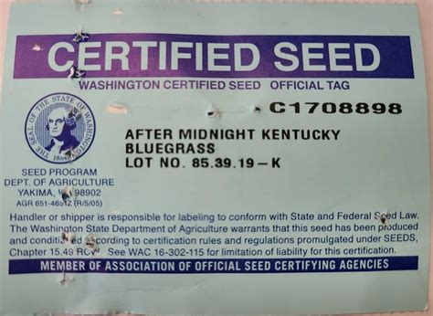 After Midnight Kentucky Bluegrass Twin City Seed Company
