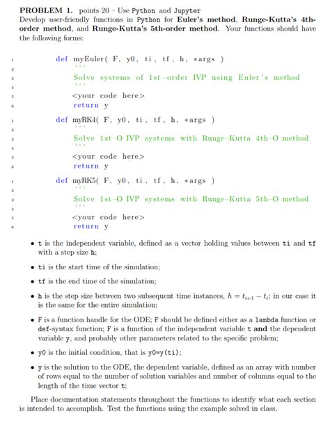 Solved Problem 1 Points 20 Use Python And Jupyter Develop