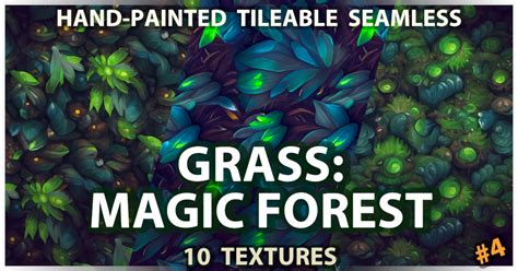Grass Magic Forest Floor 10 Textures Hand Painted Seamless
