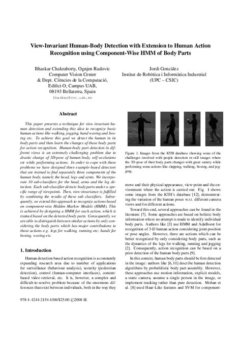 pdf view invariant human body detection with extension to human