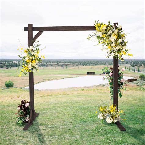 Wedding Arch 7ft Wooden Wedding Arch Photography Backdrop