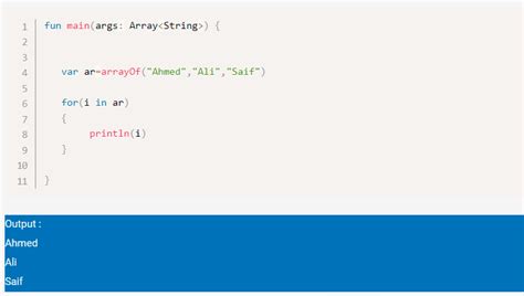 المصفوفات في لغة كوتلن kotlin arrays connect4techs
