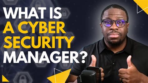 What Is A Cyber Security Manager Youtube