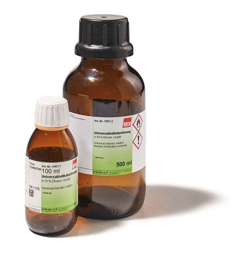 Universal Indicator Solution 100 Ml Indicator Solutions Ready To Use Indicators And Dyes