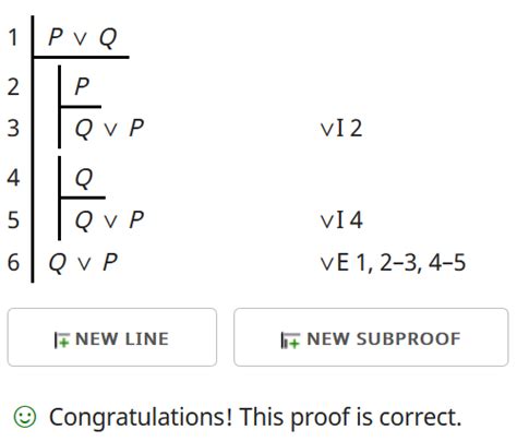 logic how formally to prove commutativity of disjunctions with