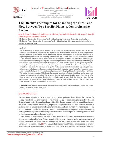 Pdf Journal Of Transactions In Systems Engineering The Effective Techniques For Enhancing The