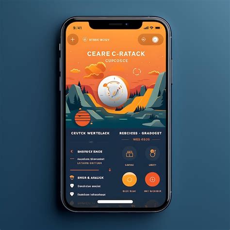Premium Ai Image Mobile App Layout Design Of Credit Card Rewards Tracker Interactive And