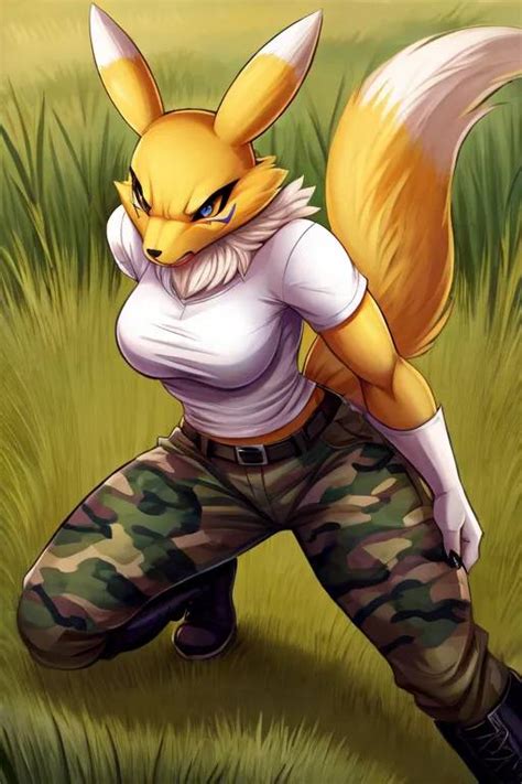 Female Renamon 5 By Blackdelta7 On Deviantart