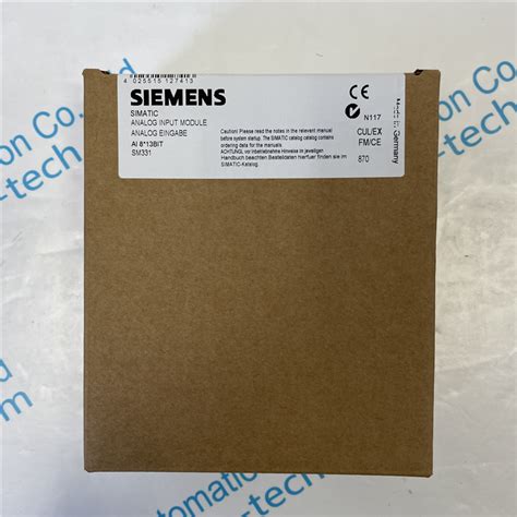 Siemens Analog Input Module 6es7331 1kf01 0ab0 Simatic S7 300 Analog Input Sm 331 Optically