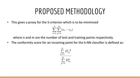 Model Selection Using Conformal Predictors Ppt