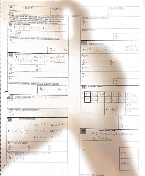 Solved 1 Treat The Uncertainities As Known Determinate