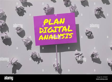 Sign Displaying Plan Digital Analysis Conceptual Photo Analysis Of Qualitative And Quantitative