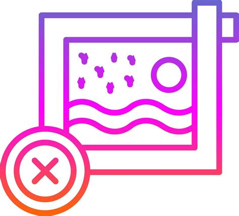 Delete Line Gradient Icon Design 43931438 Vector Art At Vecteezy