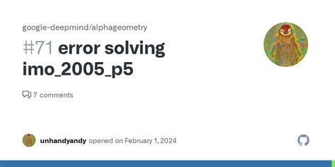 Error Solving Imo P Issue Google Deepmind Alphageometry GitHub