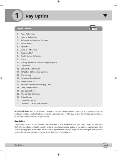 Reflection And Refraction Pdf Refraction Refractive Index
