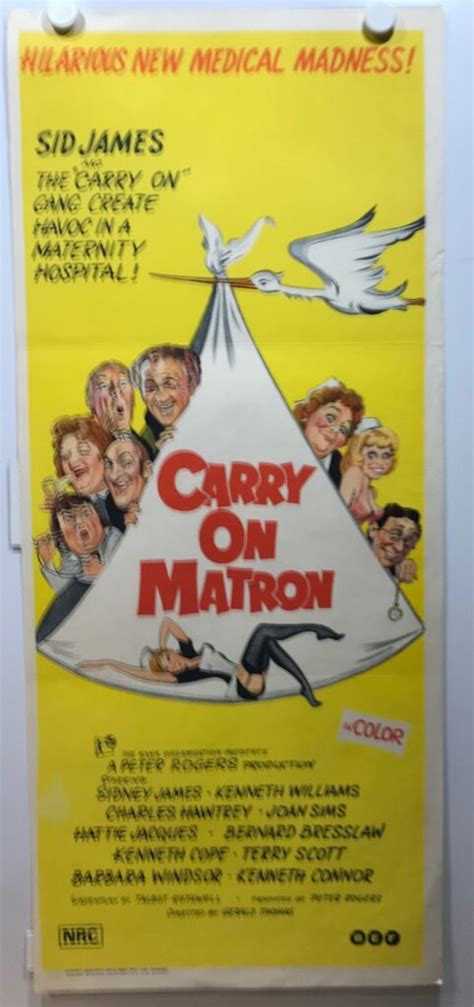 Original Daybill Movie Poster Carry On Matron 1972 Sold 1604