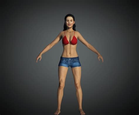 create a 3d realistic character for game animation unity unreal