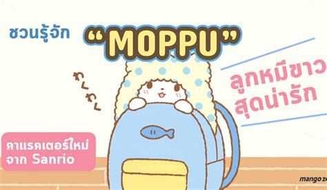 ชวนรู้จัก “moppu” ลูกหมีขาวสุดน่ารัก คาแรคเตอร์ใหม่จาก Sanrio