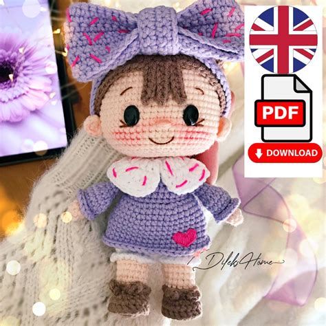 Crochet Pattern Lİlla Doll Amigurumi Pdf English Etsy