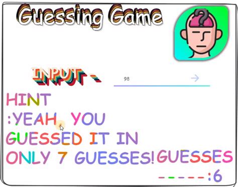 Github Rkcr7guessing Game Simple Python Practice Converted Into Gui With Eel Library