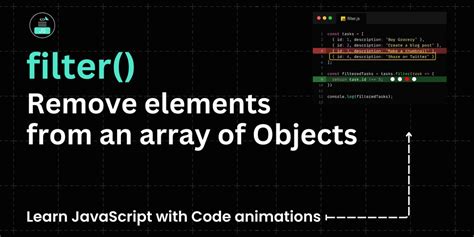 Remove Object From Array Using Javascript Filter Easy Tutorial Dev