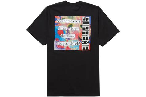Supreme Static Tee Black Mens Fw23 Us Supreme Static Tee Black Mens Fw23 Us
