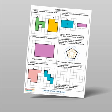 Year 4 Counting Squares Prior Learning Resource Classroom Secrets